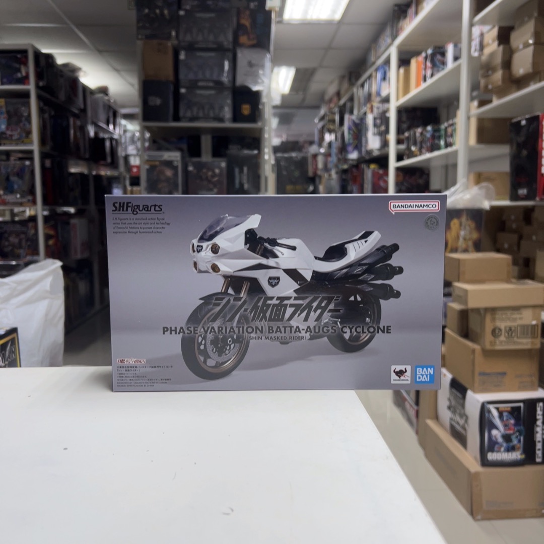 [放得高搵鬍鬚] 不二不議 SHF Phase Variation Batta-Augs Cyclone (Shin Masked Rider ...