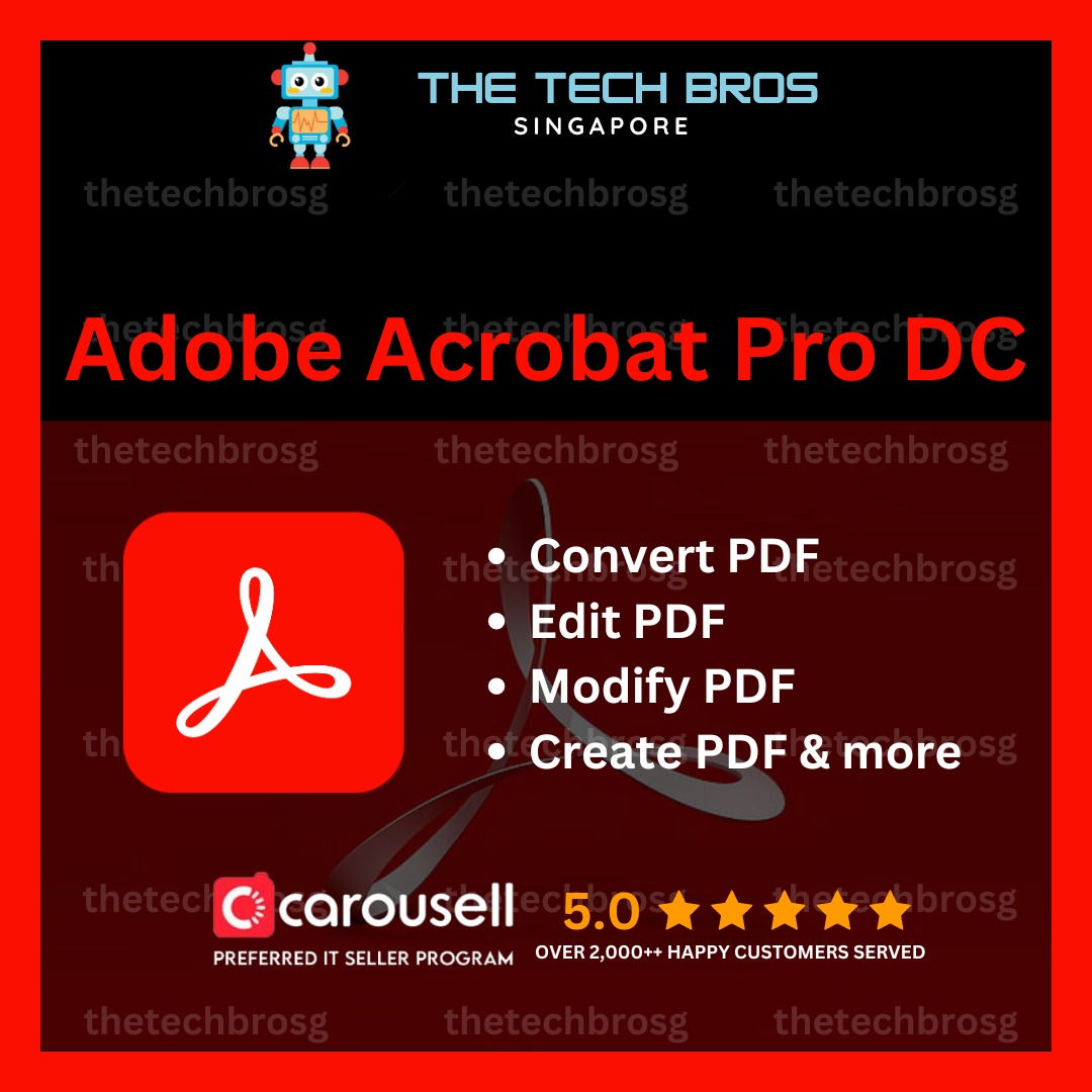 ⭐ Adobe Acrobat Pro DC PDF Editor for Windows & macOS ⭐, Computers & Tech, Parts & Accessories ...