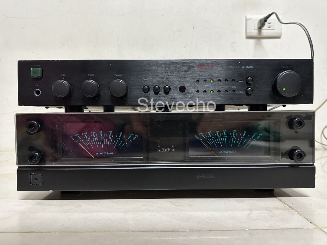 美國 PROTON AA-2120+AP-2000II 前後級擴大機 綜合擴大機, 耳機及錄音音訊設備, 其他音響配件及設備在旋轉拍賣