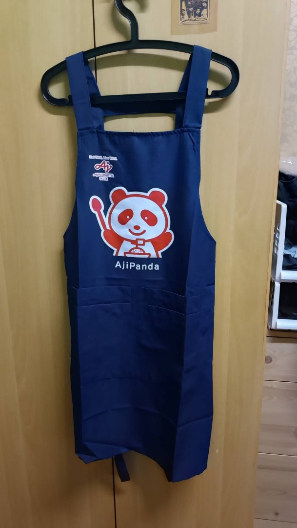 味之素Ajipanda 限量吉祥物熊貓圍裙, 家具及居家用品, 廚具和餐具, 餐桌布和紡織布品在旋轉拍賣