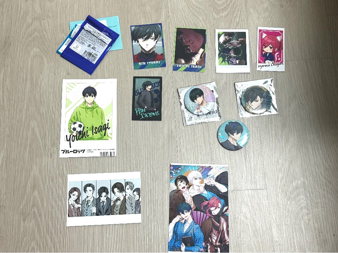 [all for $4] clearance blue lock bllk merch rin isagi chigiri nagi ...