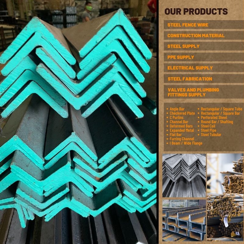 Angle Bar 1 1/2 x 1 1/2 / Angular Bar / Steel Bar, Commercial ...