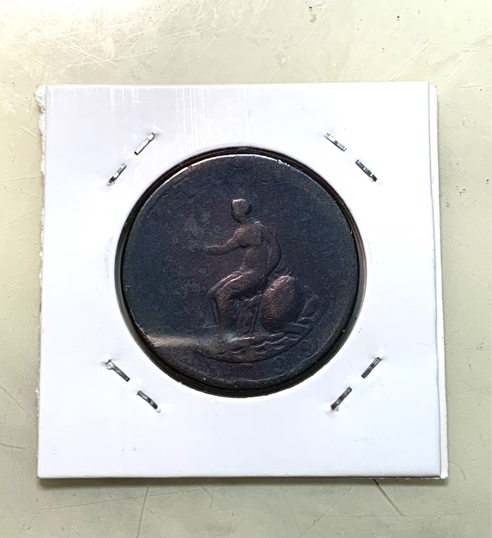 Antique- Very Old Coin- King William III Half Penny 1799 With Rainbow ...