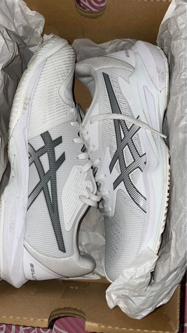 Asics Sepatu Tennis, Fesyen Wanita, Sepatu di Carousell