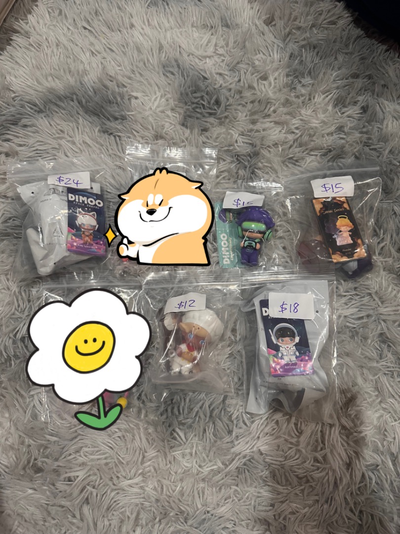 Assorted Popmart Dimoo Blindbox Figurines, Hobbies & Toys, Toys & Games ...