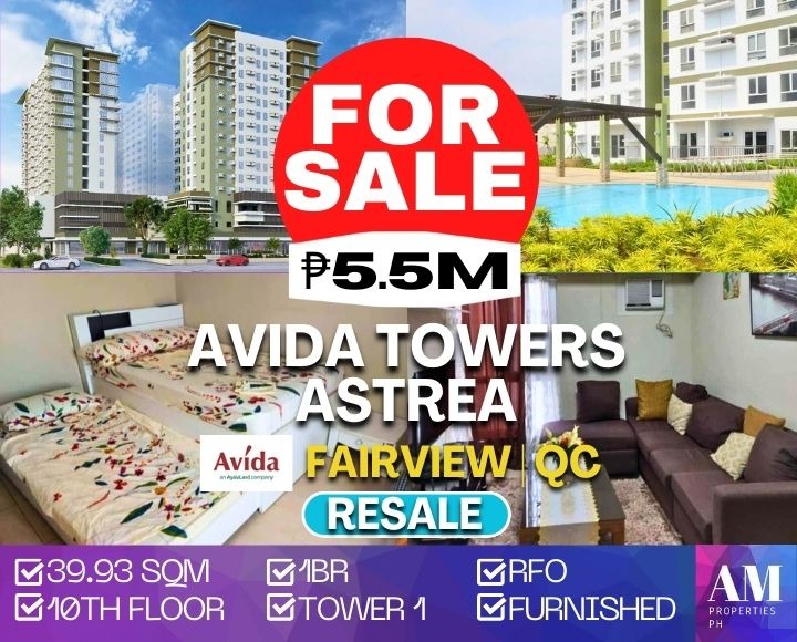Avida Towers Astrea Fairview, Quezon City 1 bedroom, RFO, Property, For ...