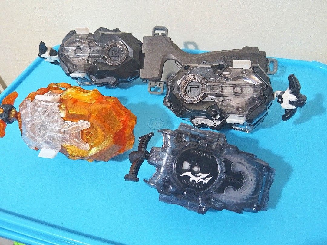 Beyblade Bey Launchers Set of 4, Hobbies & Toys, Toys & Games on Carousell