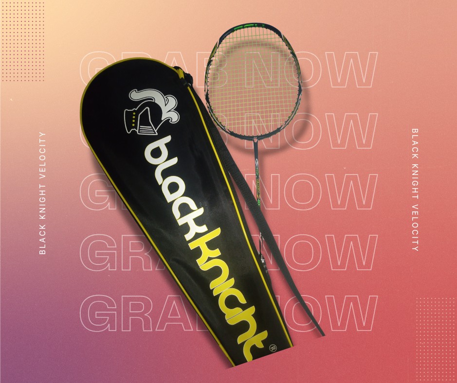 Black Knight Velocity Badminton Racket, Sports Equipment, Sports ...