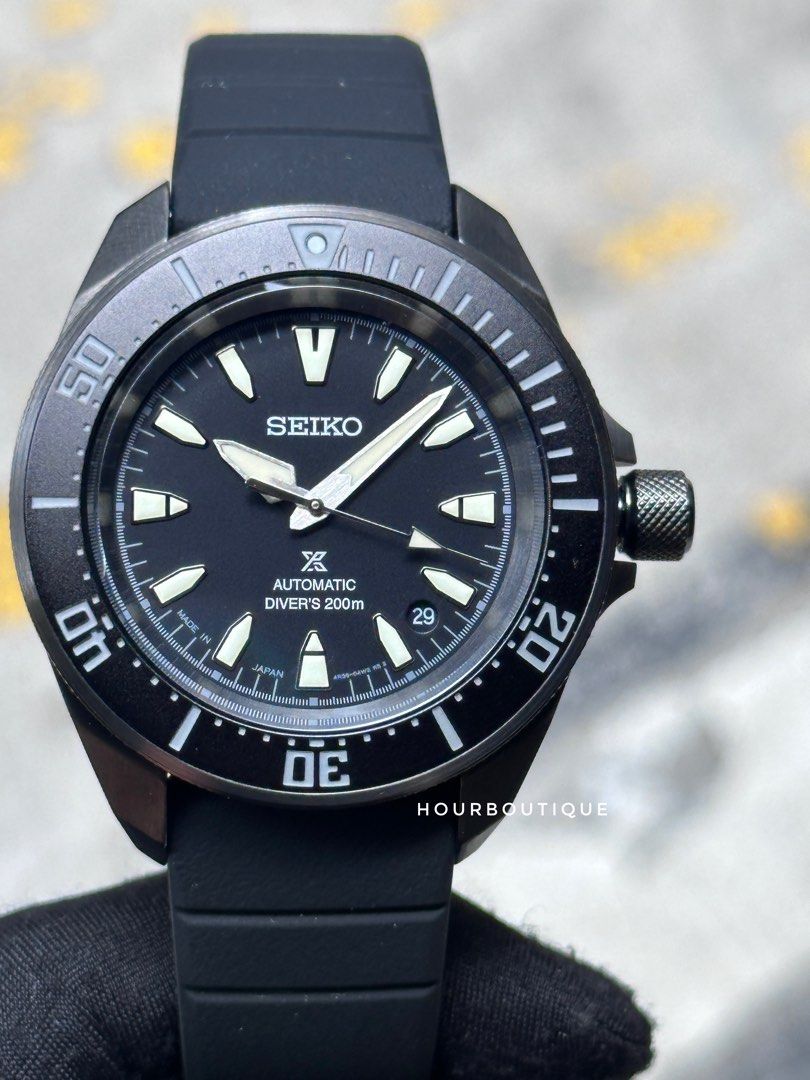 Brand New Seiko Prospex Stealth Samurai Automatic Divers Watch SRPL15K1 SBDY133, Men's Fashion ...