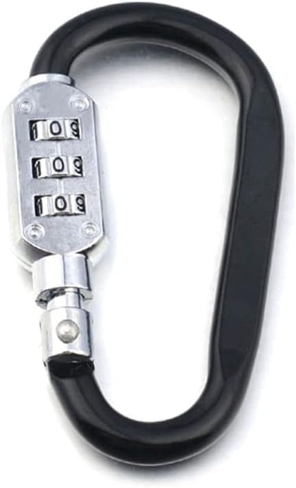 CJSJ 高品質 3 位數可重設鋁製密碼鎖登山扣 hbackp CJSJ High Quality 3 Digits Resettable ...