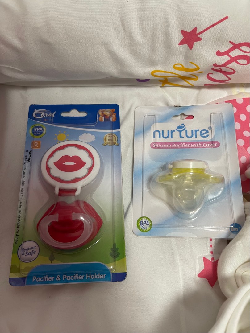 Coral & Nurture Pacifier, Babies & Kids, Nursing & Feeding, Soothers ...