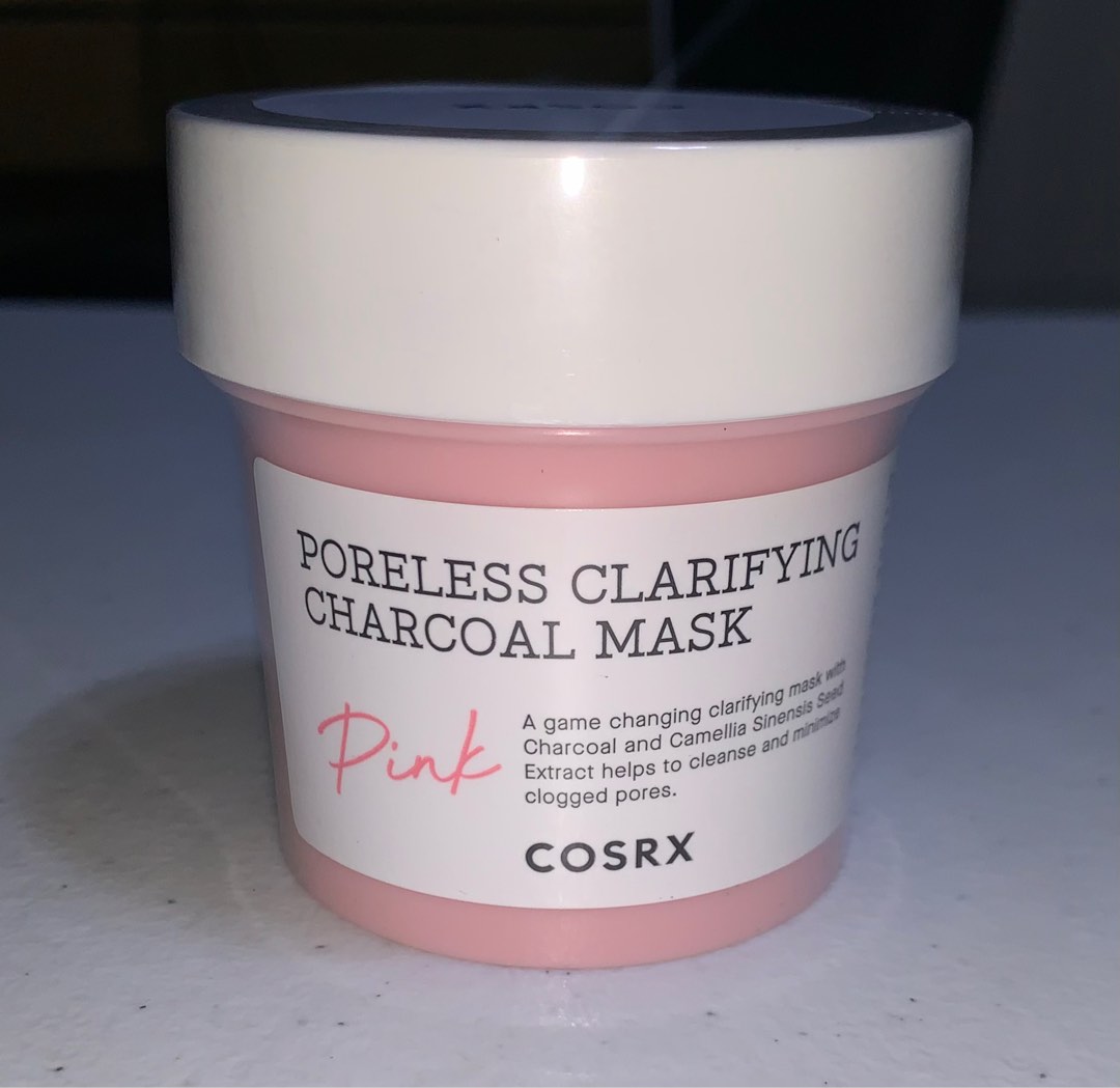 COSRX Poreless Clarifying Charcoal Mask Pink, Beauty & Personal Care ...