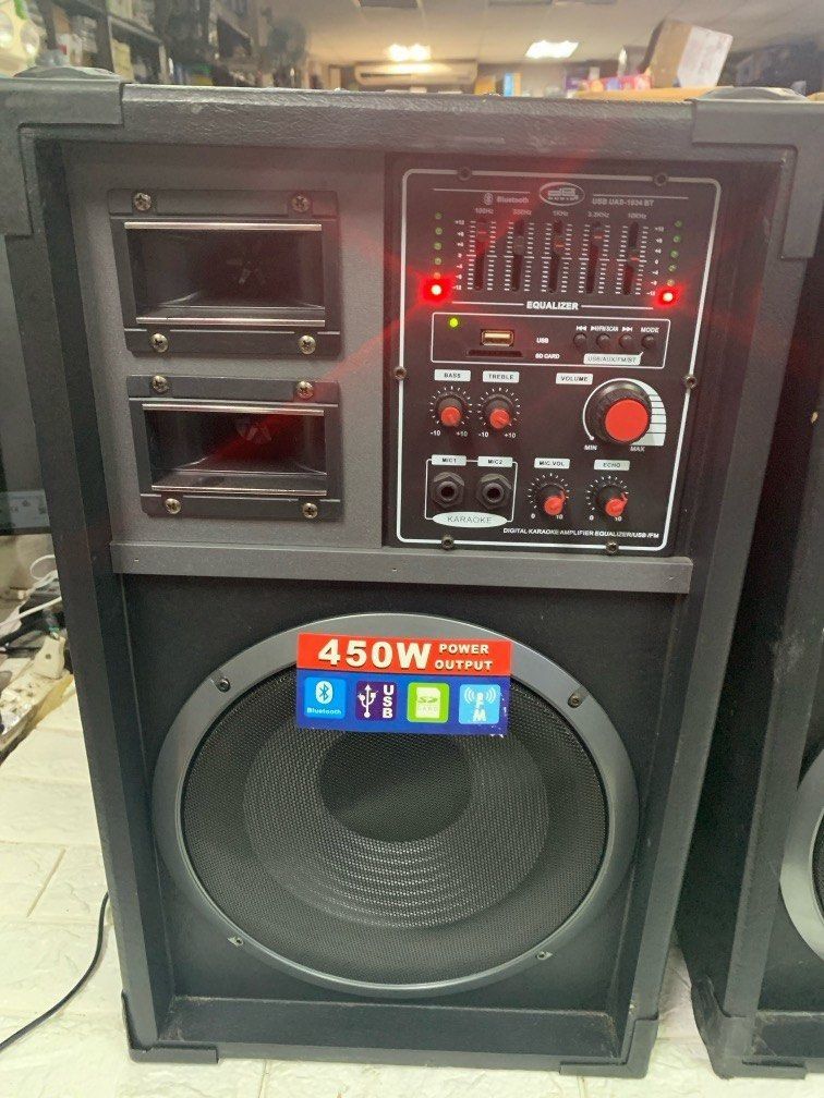 Dbaudio Amplified Speaker UAS 1034BT 450wattsx2 Max Power - 220volts ...