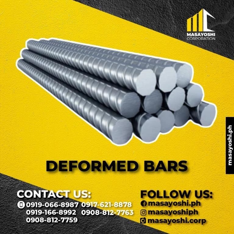 Deform Bar Grade 40 | Steel Bars | Reinforcing Bar | Rebar | RSB ...