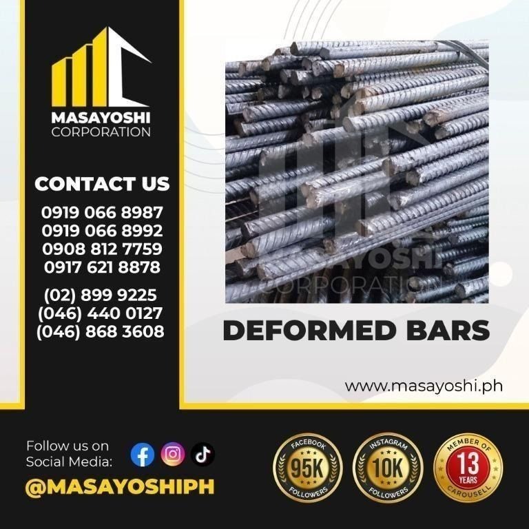 Deformed Bars | Corrugated Bars | Kabilya | Bakal | Rebar | RSB ...