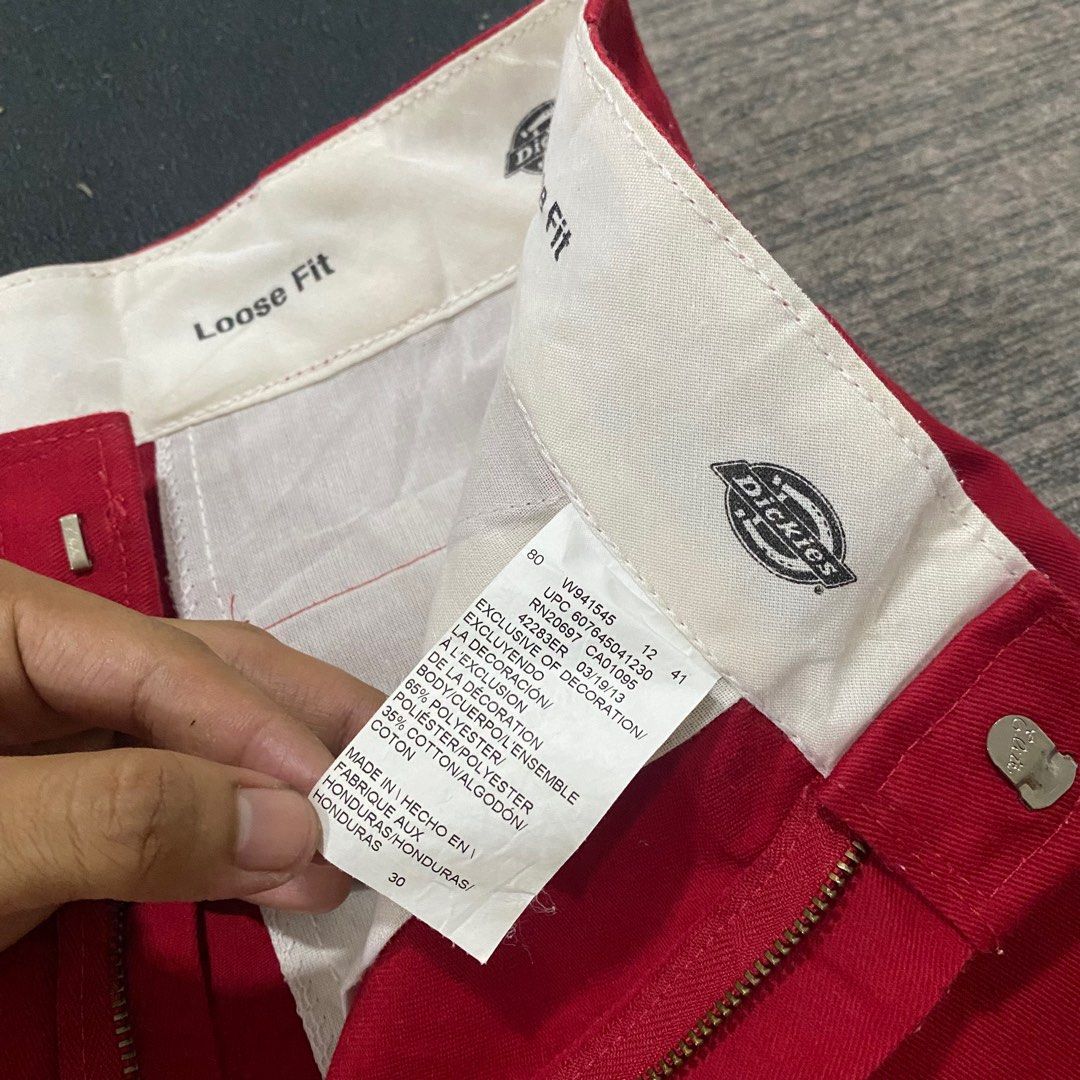 Dickies Red Jorts, Women's Fashion, Bottoms, Shorts on Carousell