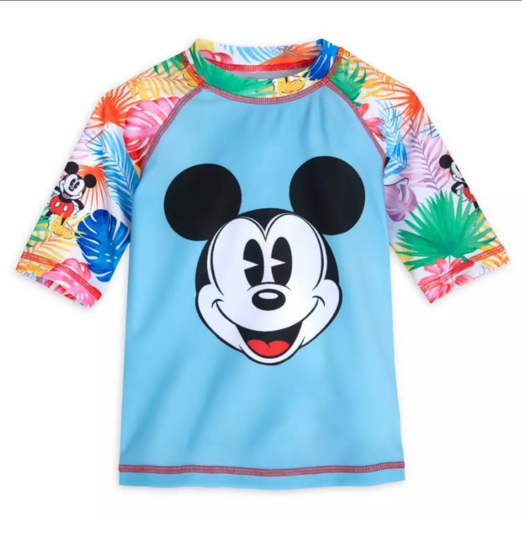Disney Mickey Mouse Rash Guard for Boys, Babies & Kids, Babies & Kids ...