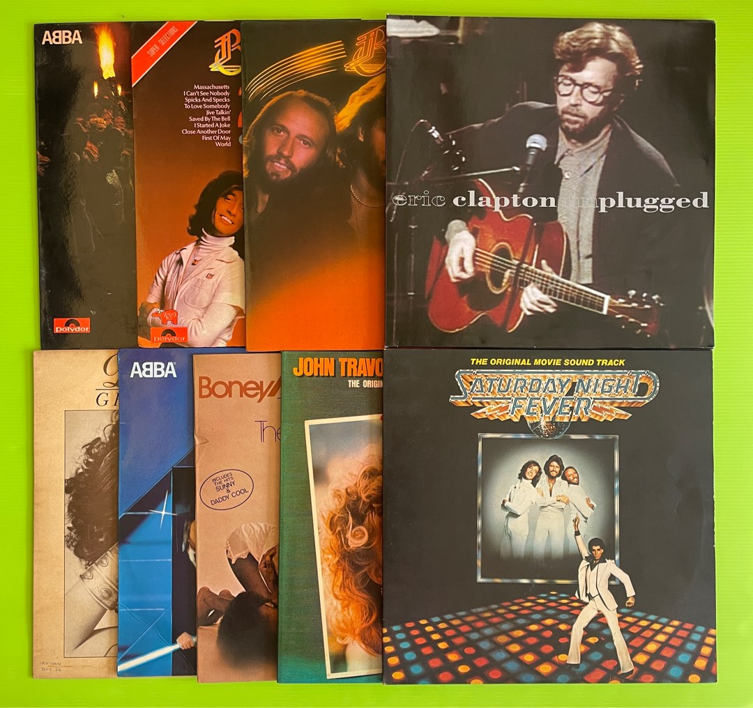 Eric Clapton Bee Gees Abba Boney M Diana Ross Saturday Night Fever OST ...