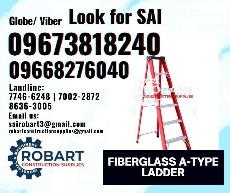 Fiberglass A-type Ladder, Commercial & Industrial, Construction Tools ...