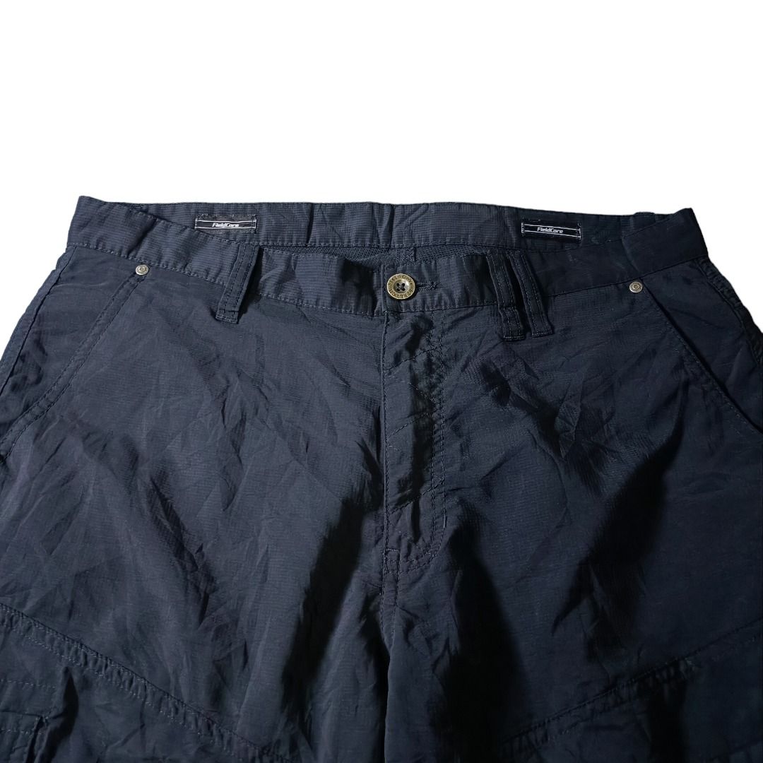 FIELDCORE STRETCH BLACK LIGHT WEIGHT POCKETABLE TREK OUTDOOR CARGO ...