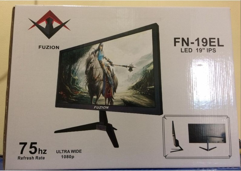 Fuzion FN-19EL 19inch 75Hz LED Monitor, Computers & Tech, Parts ...