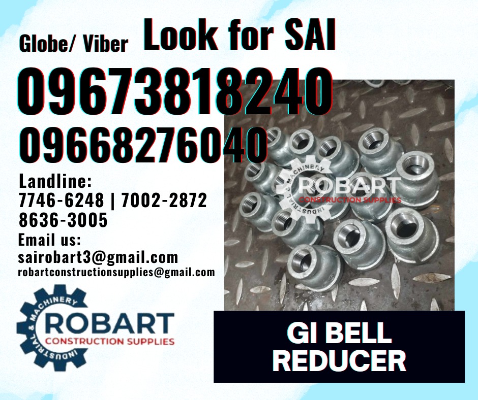 GI Bell Reducer, Commercial & Industrial, Construction Tools ...