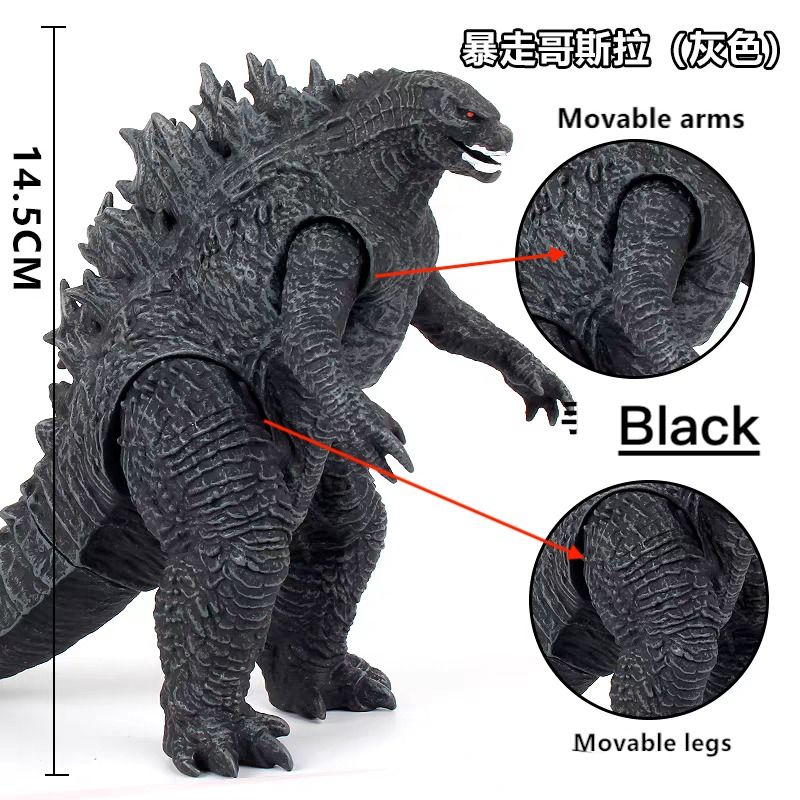 Godzilla Movable Joints Soft Rubber Action Figure 15cm Collection Model ...