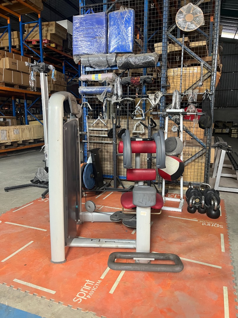 GYM MACHINE TECHNOGYM ROTARY TORSO Waist Workout Side Abs, Sports ...