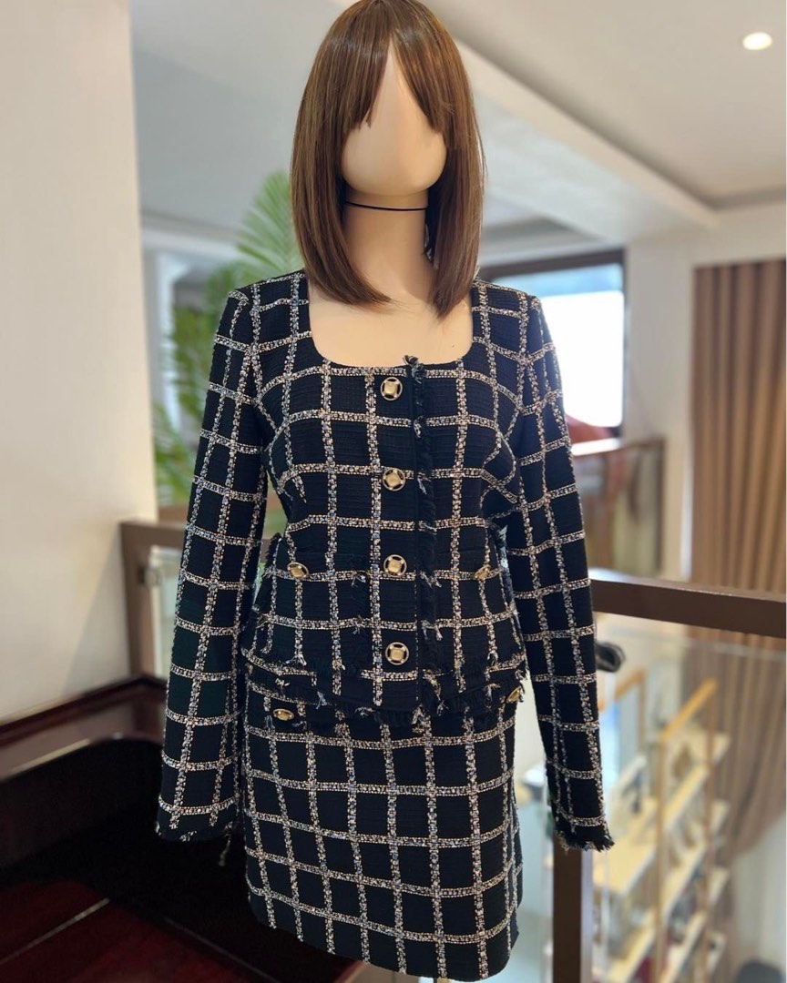 HQ Korean Tweed Set, Women's Fashion, Dresses & Sets, Sets or ...