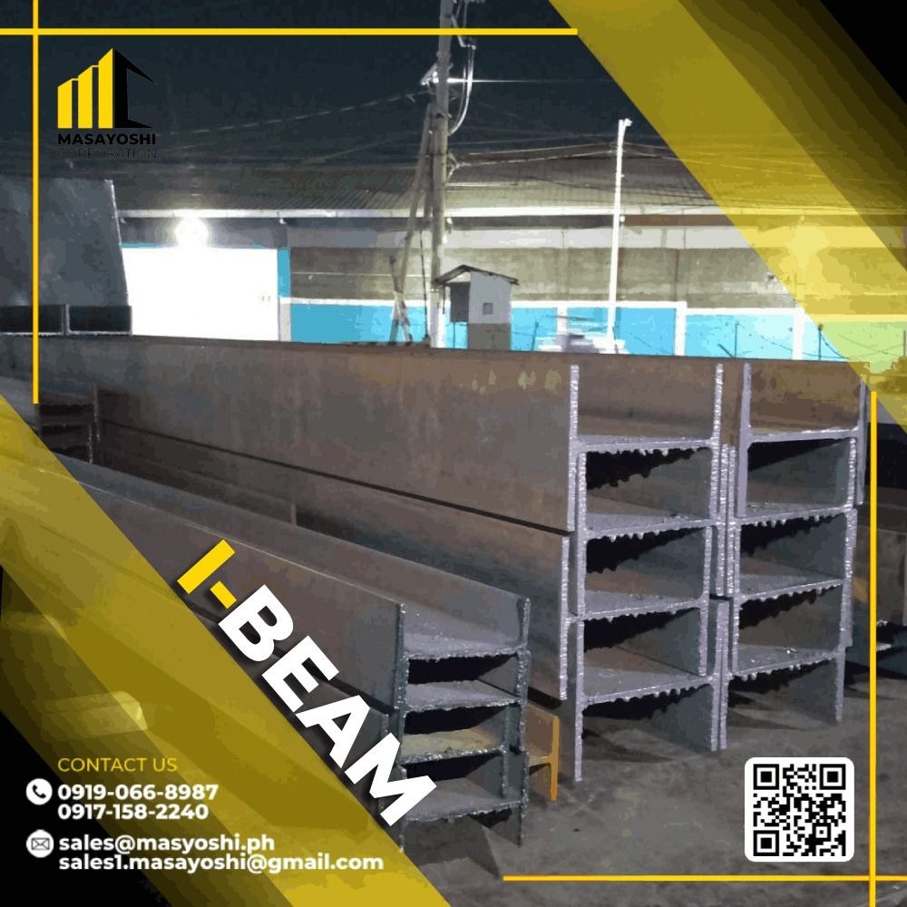 I BEAM, WIDE FLANGE 6 X 4 9# 6MTRS, Ibeam, Angle Bar, Cyclone Wire ...