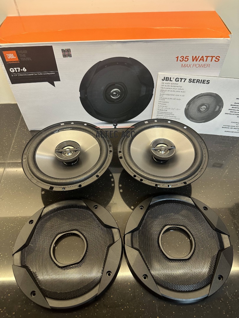 JBL GT7-6 6.5" Inch 2 Way Coaxial Speaker (New), Audio, Other Audio Equipment on Carousell