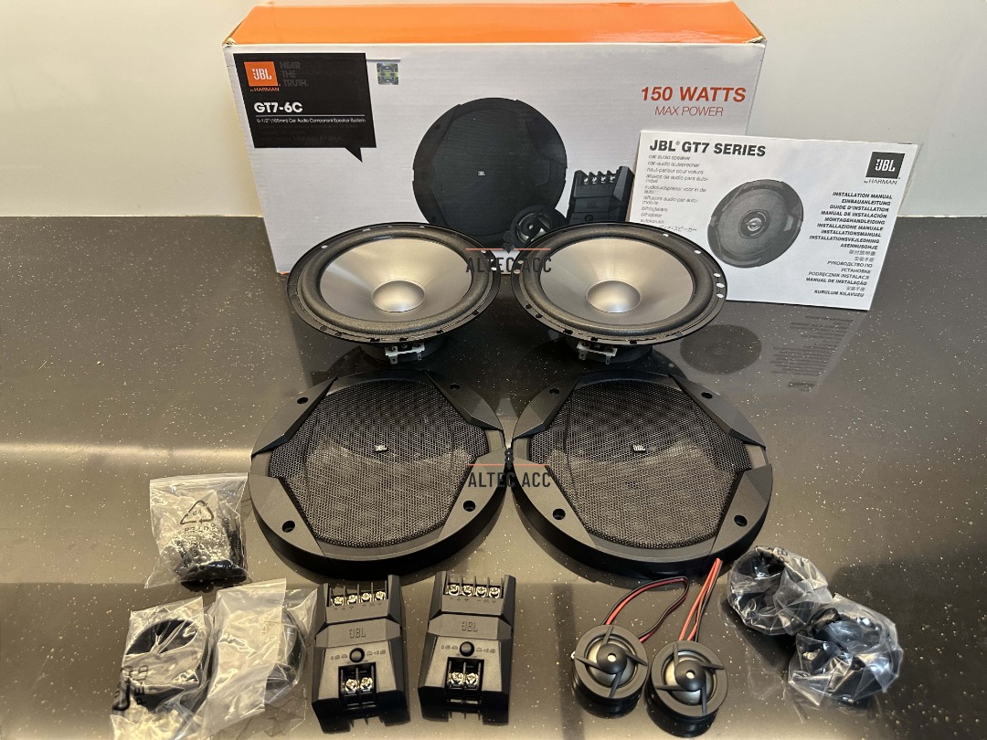 JBL GT7-6C Component Set 6.5" Inch Speaker (New) No Nego, Audio, Other Audio Equipment on Carousell