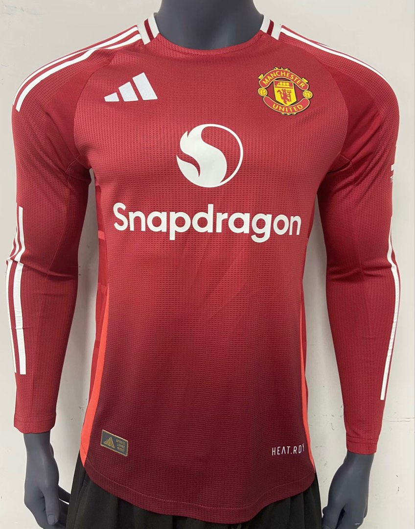 JERSI MANCHESTER UNITED HOME LONGSLEEVES 24/25, Men's Fashion ...