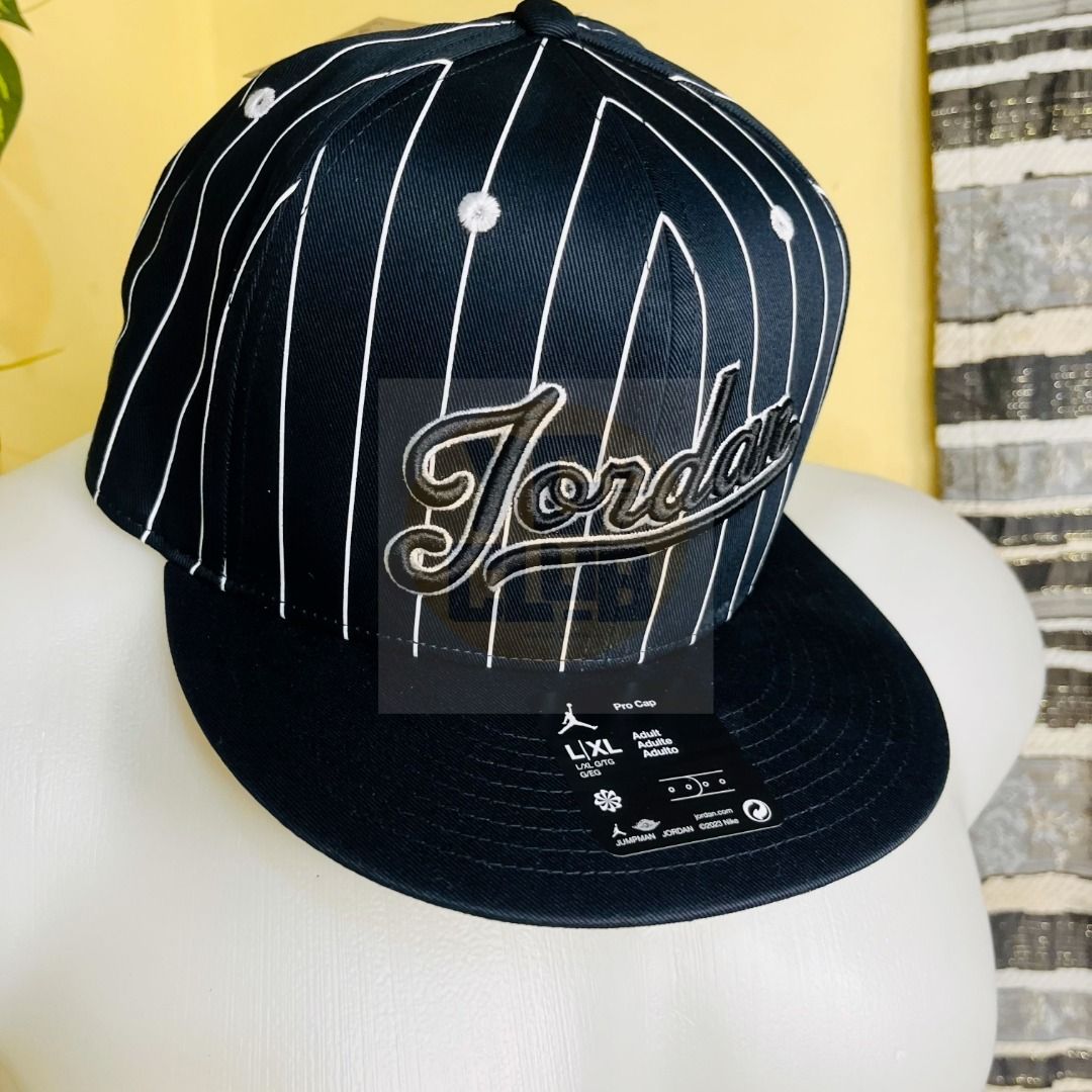 JORDAN FLIGHT MVP PRO STRUCTURED CAP - UNISEX (ADULT) / BLACK/BLACK ...