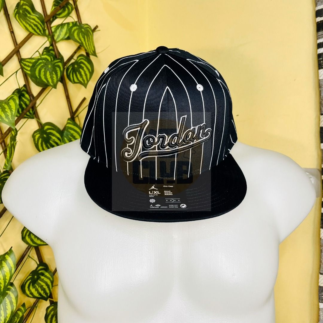 JORDAN FLIGHT MVP PRO STRUCTURED CAP - UNISEX (ADULT) / BLACK/BLACK ...