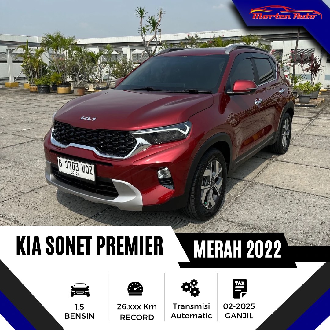 Kia Sonet Premier 1.5 At 2022 Km 26 Ribu Record Bergaransi, Mobil & Motor, Mobil untuk Dijual di ...