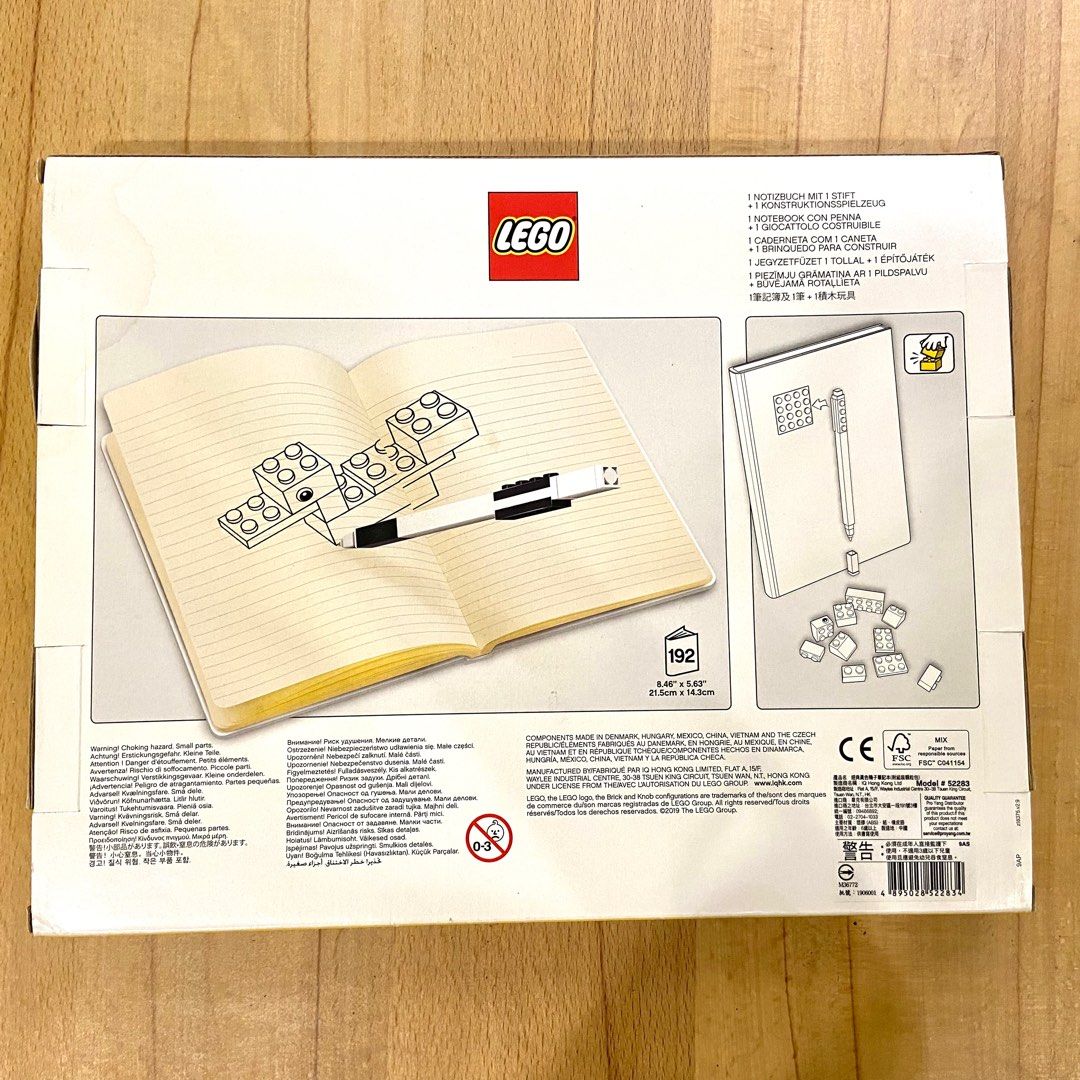 LEGO 經典黃色鴨子筆記本(附組裝顆粒包) 樂高文具系列 LGL-52283, 書籍、休閒與玩具, 文具、藝術、手工藝, 文具、上學用品在旋轉拍賣