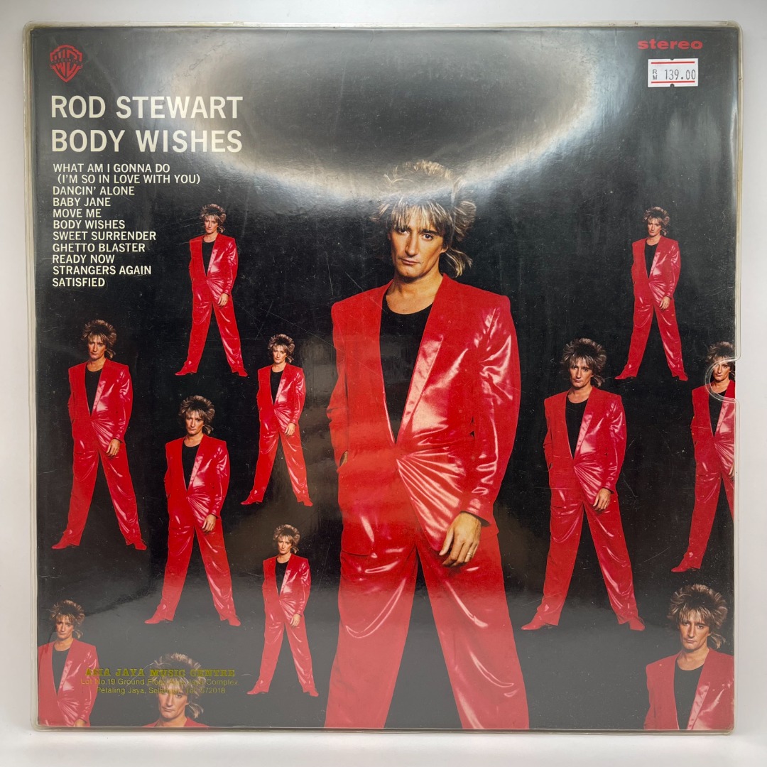 [LP] Rod Stewart – Body Wishes (US Pressing, 1983), Hobbies & Toys ...