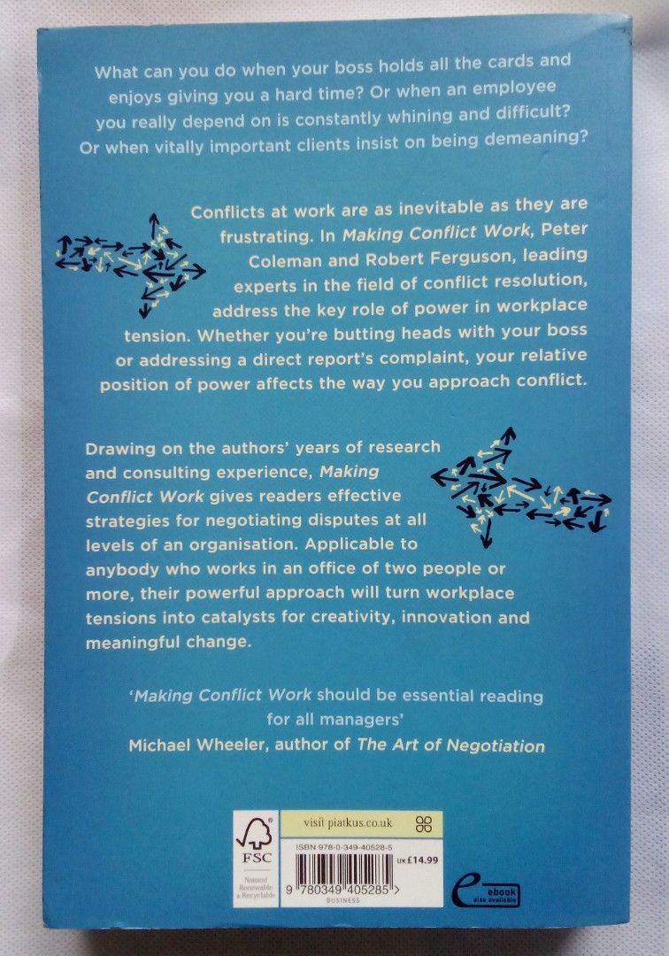 Making Conflict Work, Hobbies & Toys, Books & Magazines, Textbooks on ...