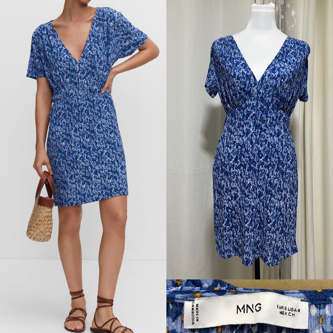 Mango blue mini dress, Women's Fashion, Dresses & Sets, Dresses on ...