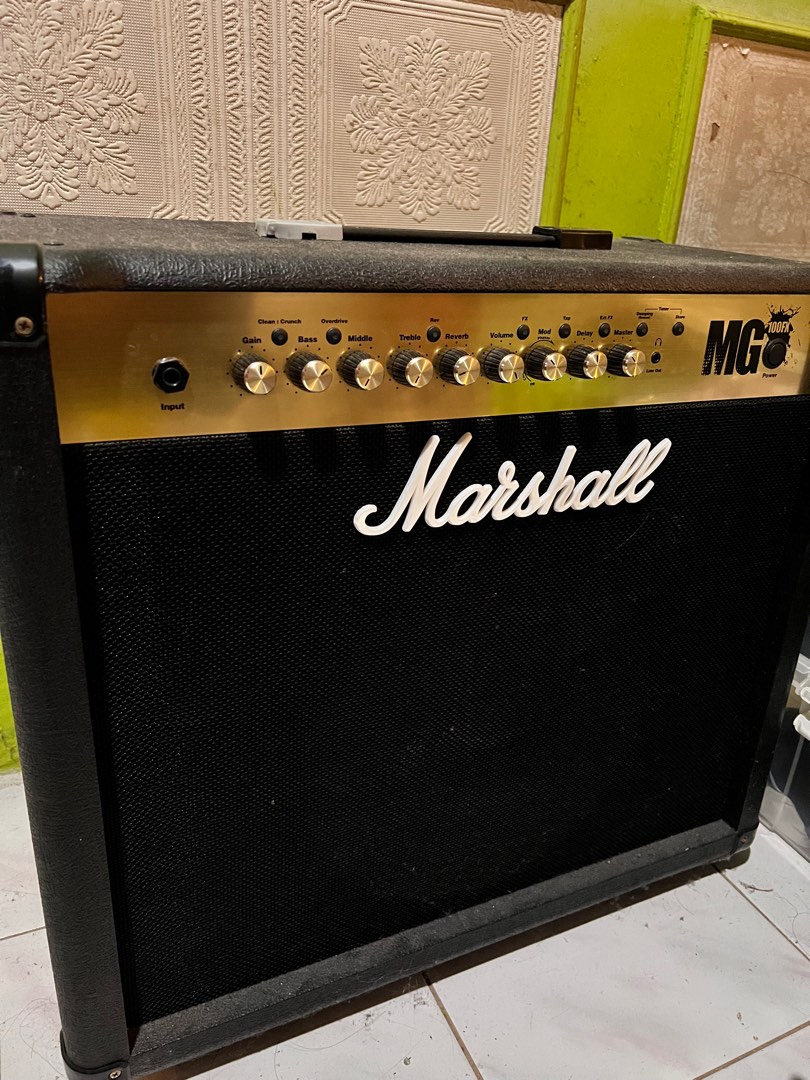 Marshall MG100FX Guitar Amplifier, Hobbies & Toys, Music & Media ...