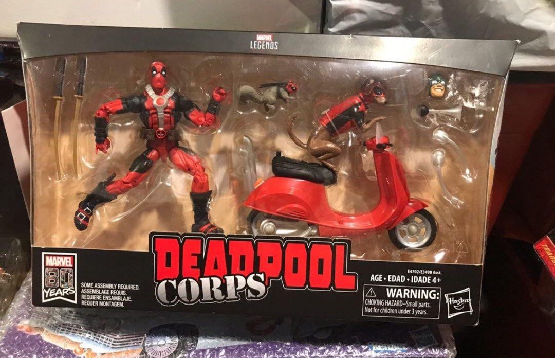 MARVEL LEGENDS DEADPOOL CORPS & BIKE 6 inch UNOPENED, Hobbies & Toys ...