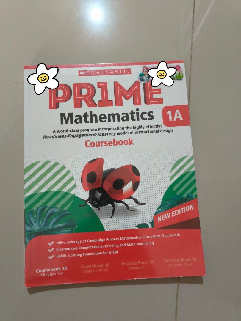 Math Book Grade 1 A dan B ( Course & Practice Book), Buku & Alat Tulis ...