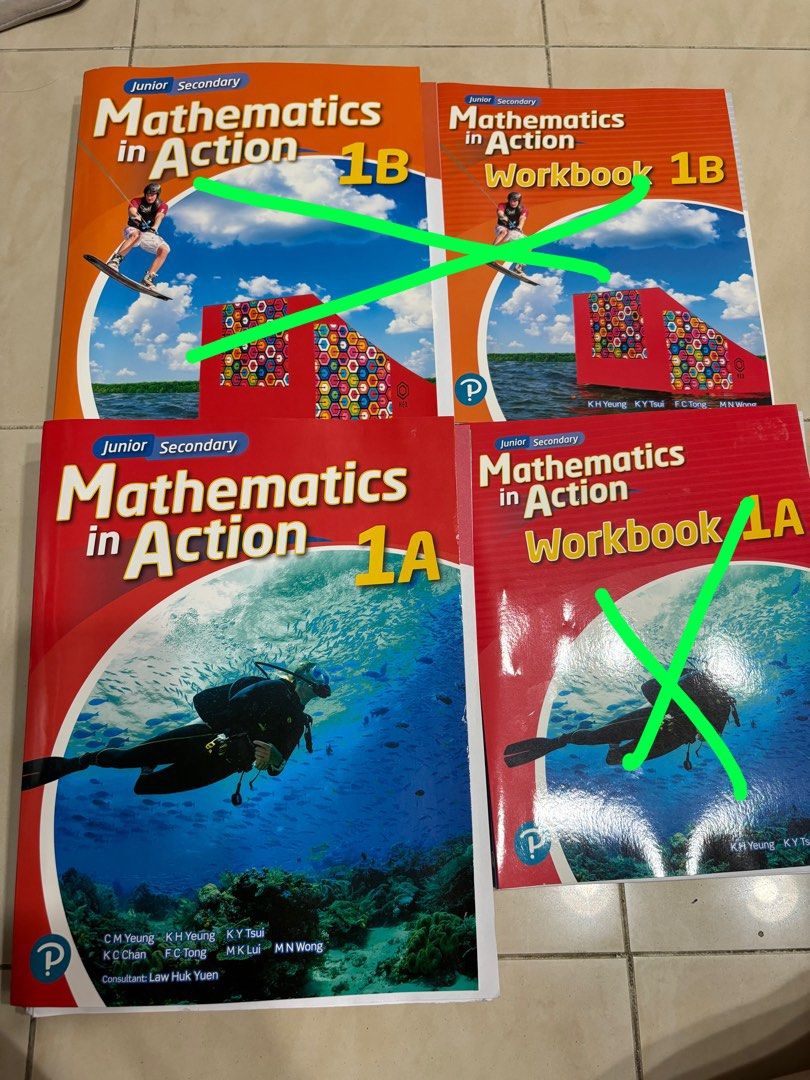 Mathematics in Action 1 A & 1B, 興趣及遊戲, 書本 & 文具, 教科書 - Carousell