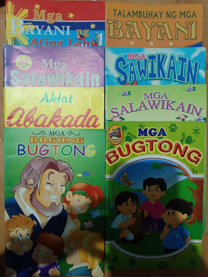 Mga aklat ng Bugtong Salawikain Sawikain Mga Bayani abakada, Hobbies ...