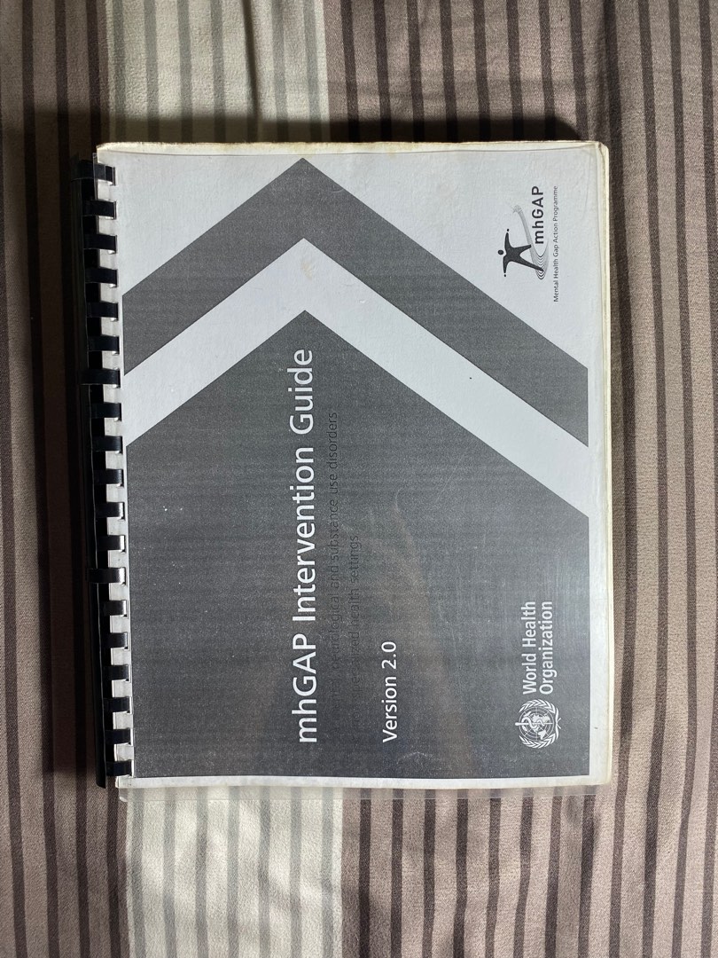 mhGAP Intervention Guide Version 2.0, Hobbies & Toys, Books & Magazines ...