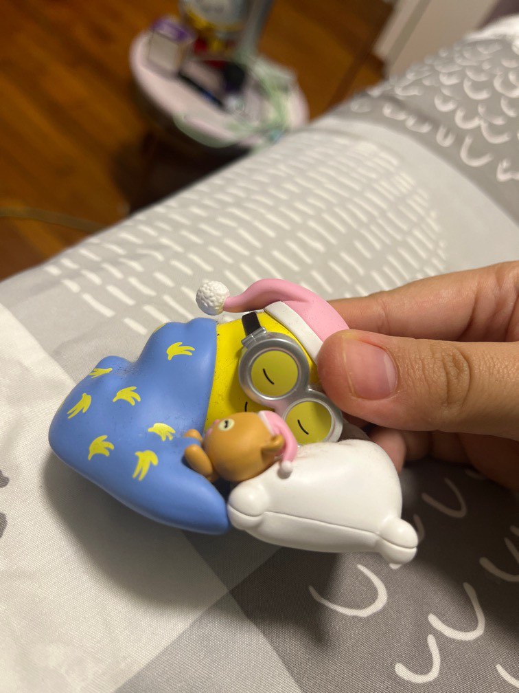 Minions sleeping popmart, Hobbies & Toys, Toys & Games on Carousell
