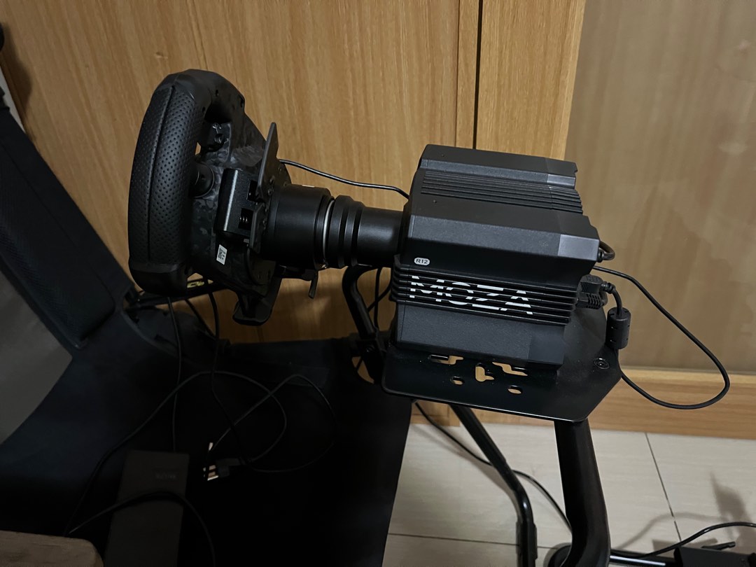 Moza R12 Direct Drive Wheel Base, Video Gaming, Gaming Accessories ...
