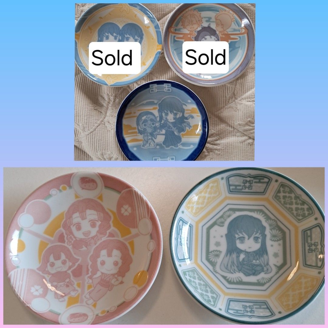 NEW Demon Slayer MiNI Ceramic Plate, Furniture & Home Living ...