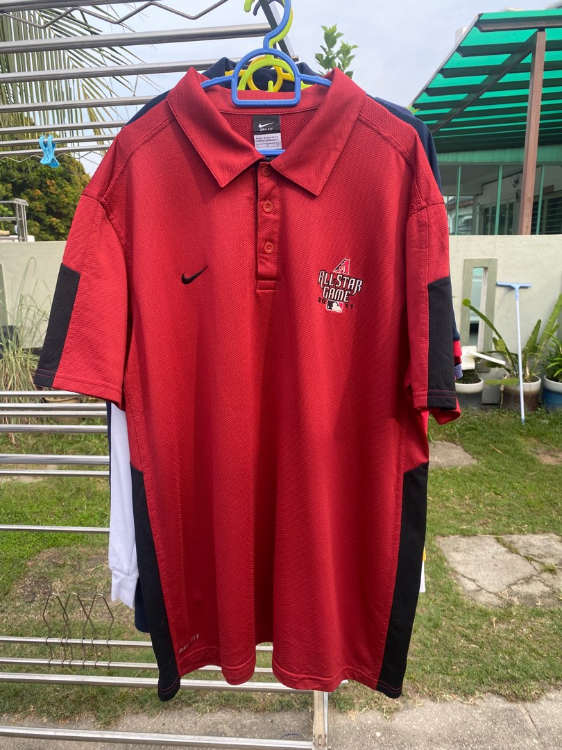 NIKE collar jersey, Men's Fashion, Activewear on Carousell